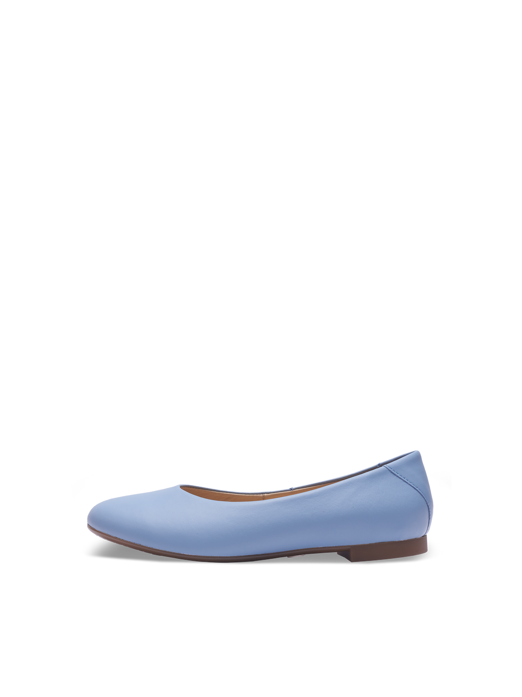Vasky Misty Blue – kožené baleríny modré | Vasky